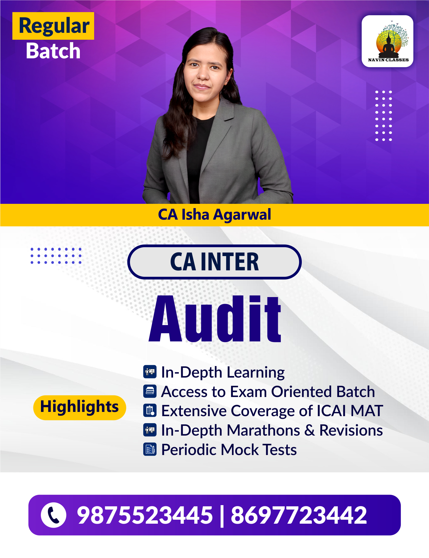 CA Inter Audit - Regular Batch | Navin Classes