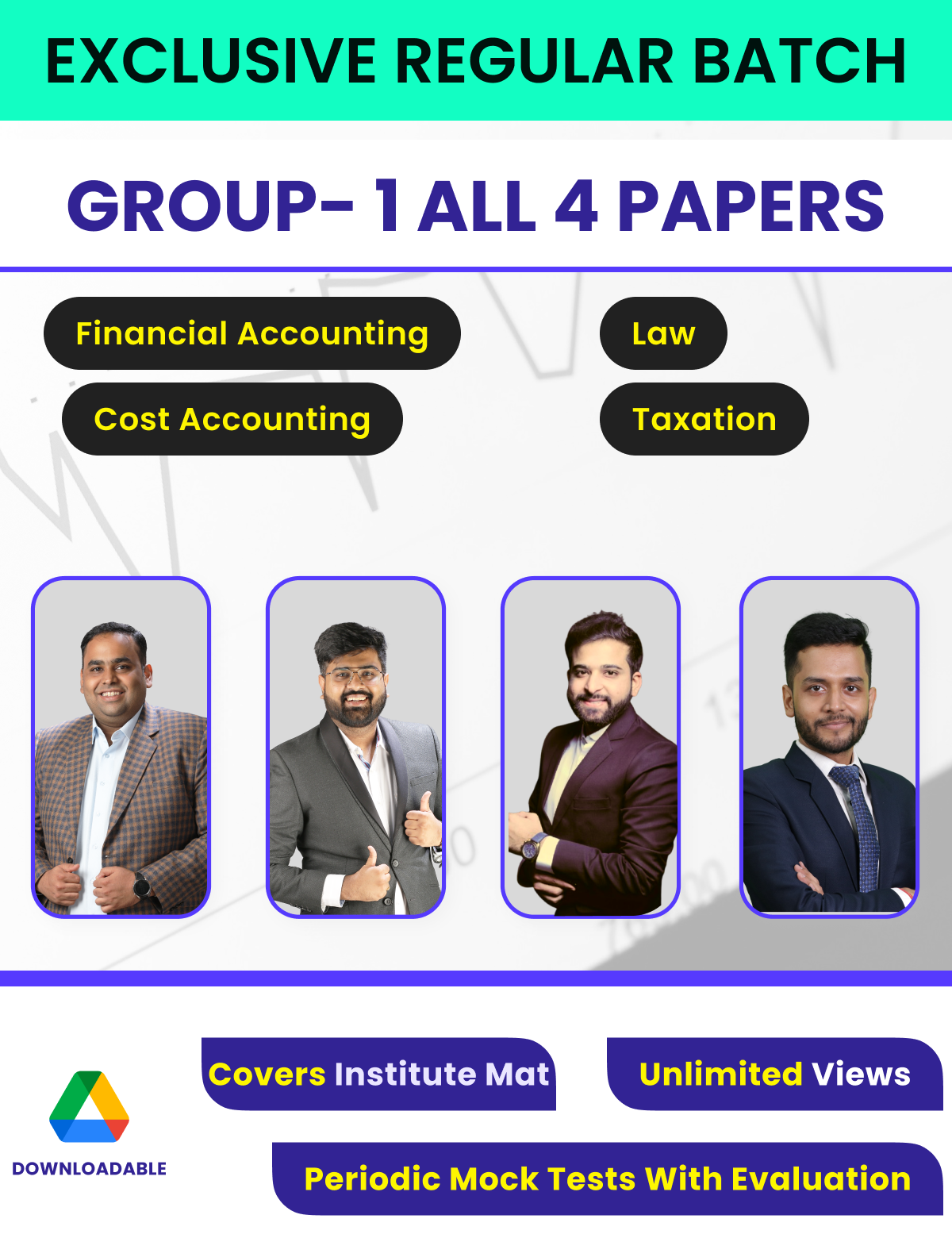 CMA Inter Group 1 All 4 Papers | Navin Classes