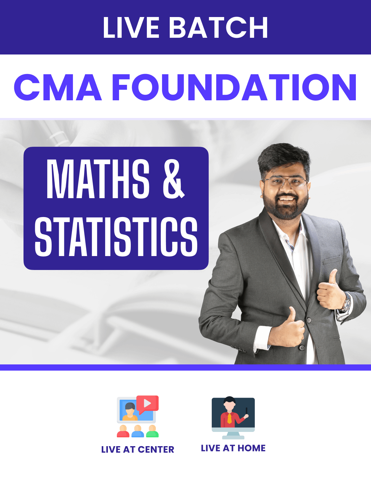 CMA Foundation Maths New Syllabus Batch for Dec'24/June'25 | Navin Classes