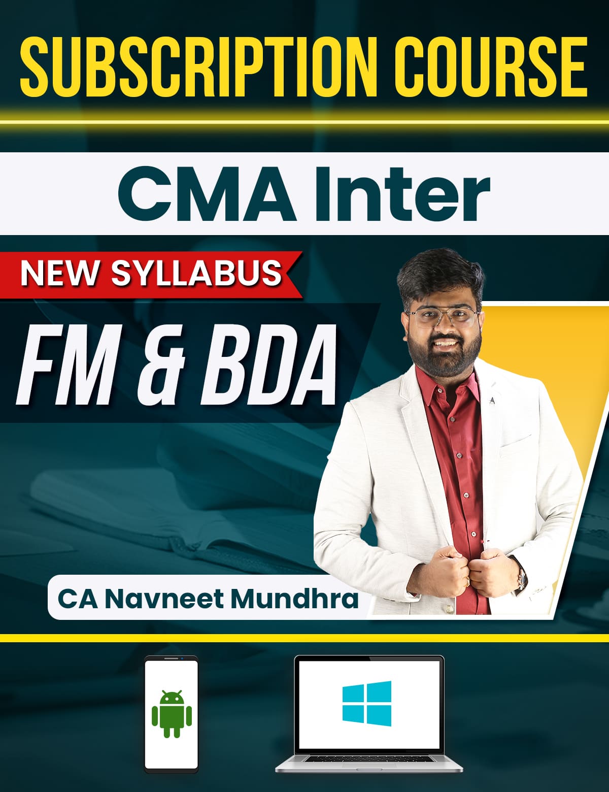 CMA Inter FM & BDA - Subscription Course (New Syllabus) | Navin Classes