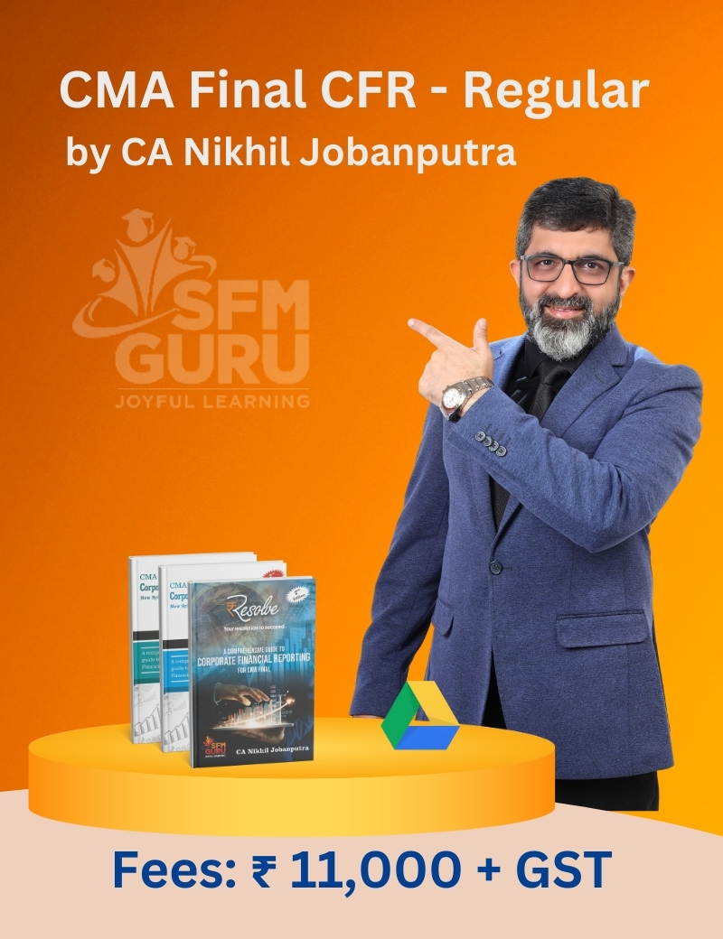 CMA Final CFR Regular (With Printed Books) | SFM Guru