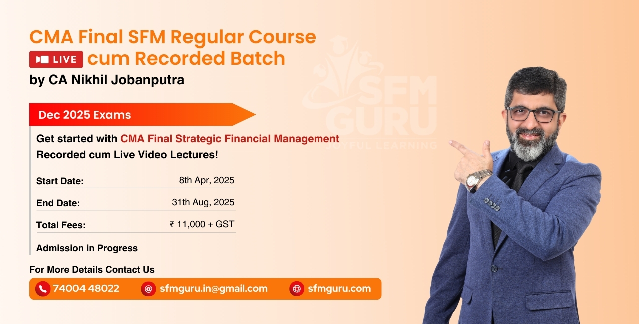 SFM Guru - Joyful Learning | "Financial Learning Simplified: Ace CA ...