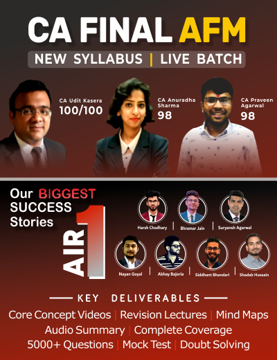 CA Final AFM (New Syllabus) Live Batch | SSEI