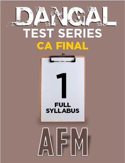 CA Final AFM - 1 Full Course - Test Series For Jan. 2026 | Yashvant ...