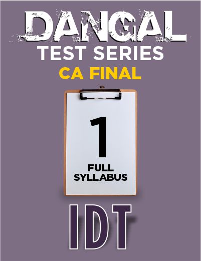 CA Final IDT - 1 Full Course - Test Series For Sept. 2025 | Yashvant ...