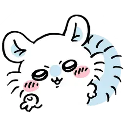 Y2K 毛毛 Momonga モモンガ - Chiikawa - Download Stickers from Sigstick