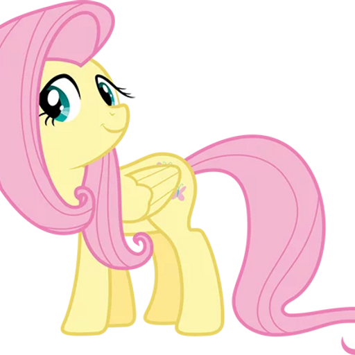 Fluttershy Face Vector