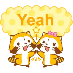 Rascal Adorable Message Stickers (小浣熊) @kal_pc - Download Stickers from ...