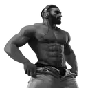 GigaChad - Download Stickers from Sigstick