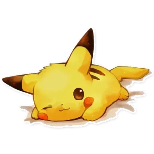 Pikachu Sleeping Chibi