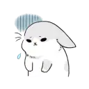Machiko Rabbit 1 - Download Stickers from Sigstick