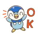 Piplup Everyday Stickers 1 - Download Stickers from Sigstick