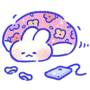 软萌兔mongmong! 4 lovely mongmong (軟萌兔) @kal_pc - Download Stickers from ...