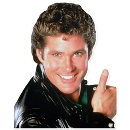 David Hasselhoff - Download Stickers from Sigstick