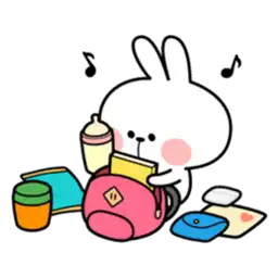 Spoiled Rabbit _DATE - Download Stickers from Sigstick