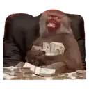Office Baboon - Download Stickers from Sigstick