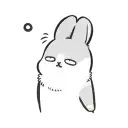 Machiko Rabbit 4 - Download Stickers from Sigstick