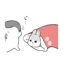 Machiko Rabbit (Winter) - Download Stickers from Sigstick