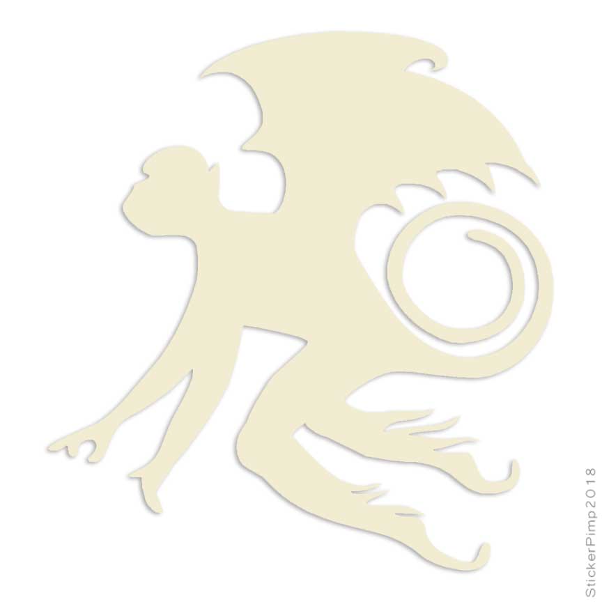 Flying Monkey Wings, Vinyl Decal Sticker, Multiple Colors & Sizes #1334 ...