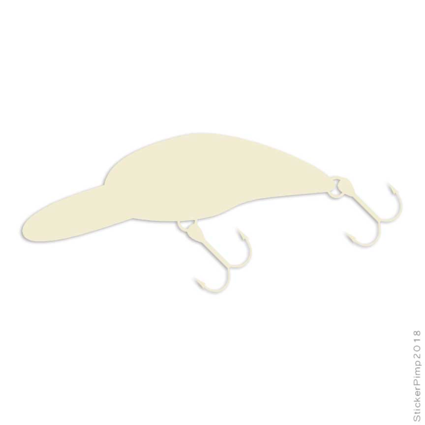 Crankbait Fishing, Vinyl Decal Sticker, Multiple Colors & Sizes #178 | eBay
