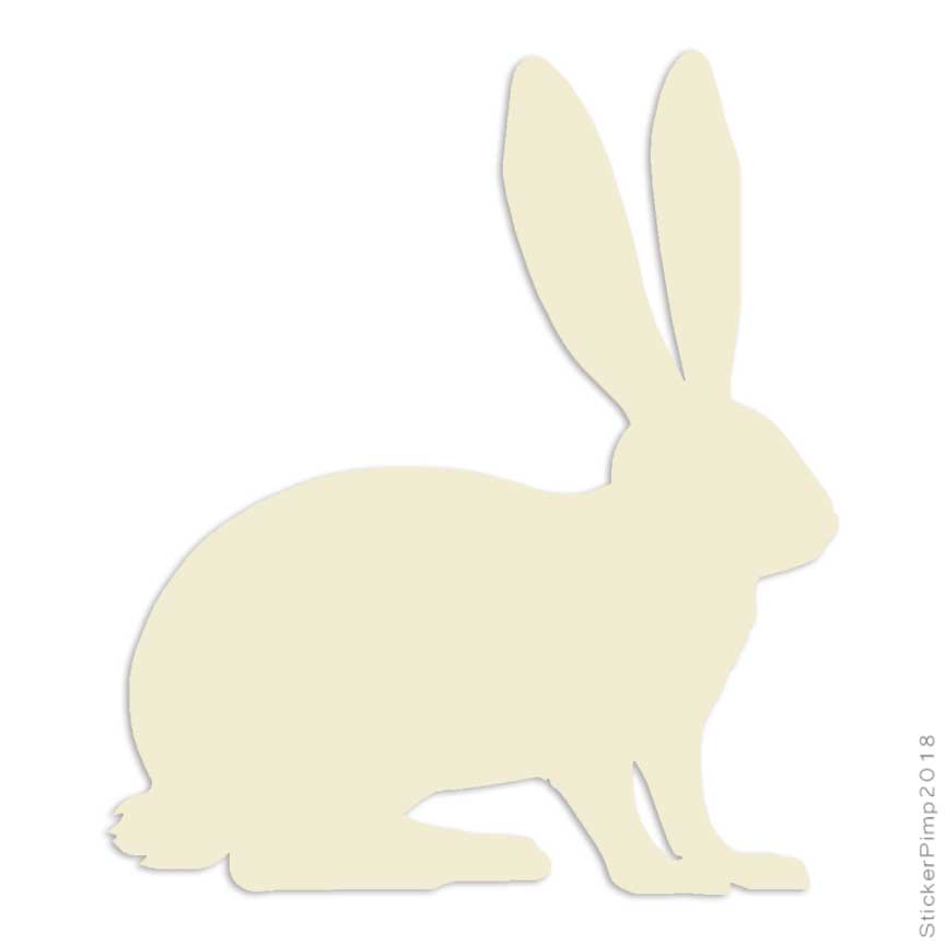 Bunny Rabbit, Vinyl Decal Sticker, Multiple Colors & Sizes #2846 | eBay