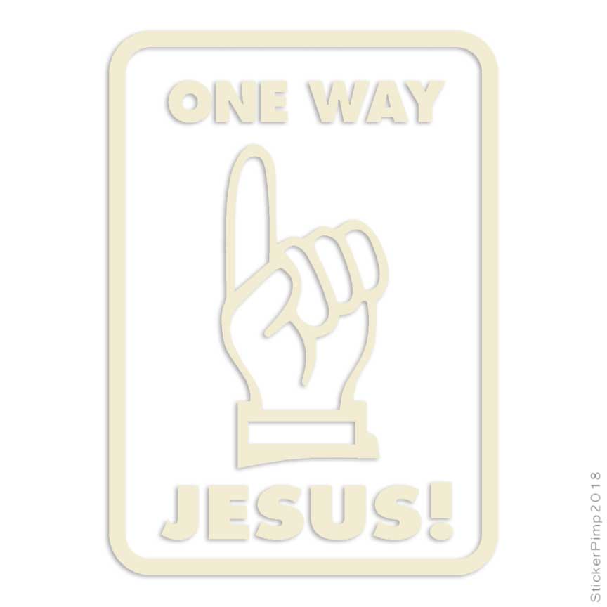 One Way Up Jesus, Vinyl Decal Sticker, Multiple Colors & Sizes #488 | eBay