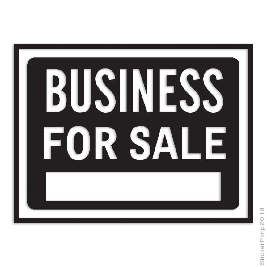 Business For Sale Sign, Vinyl Decal Sticker, Multiple Colors & Sizes ...