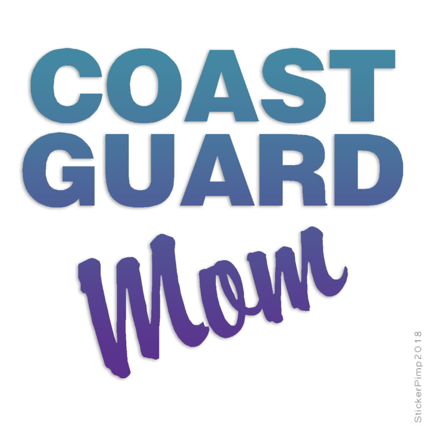 Coast Guard Mom, Vinyl Decal Sticker, 40 Patterns & 3 Sizes, #1224 | eBay