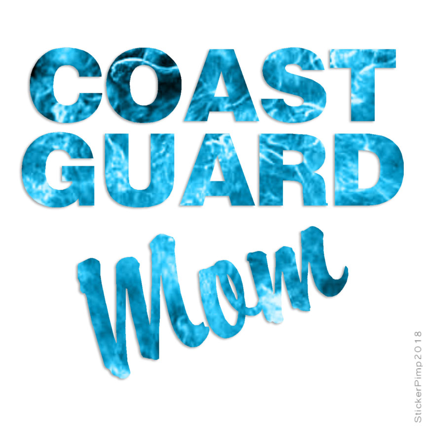 Coast Guard Mom, Vinyl Decal Sticker, 40 Patterns & 3 Sizes, #1224 | eBay
