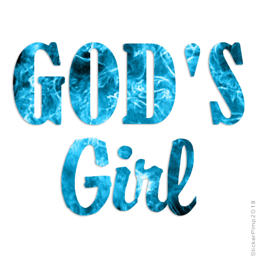 God's Girl Religion, Vinyl Decal Sticker, 40 Patterns & 3 Sizes, #3488 ...