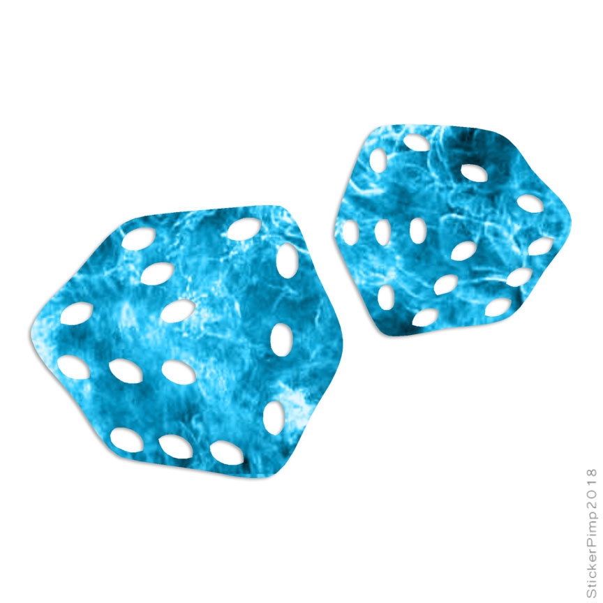Pair Of Dice Die, Vinyl Decal Sticker, 40 Patterns & 3 Sizes, #4030 | eBay
