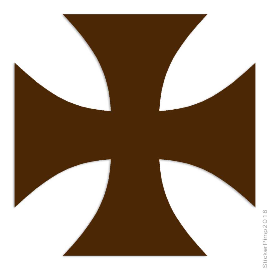 Cross Pattee, Vinyl Decal Sticker, Multiple Colors & Sizes #180 | eBay