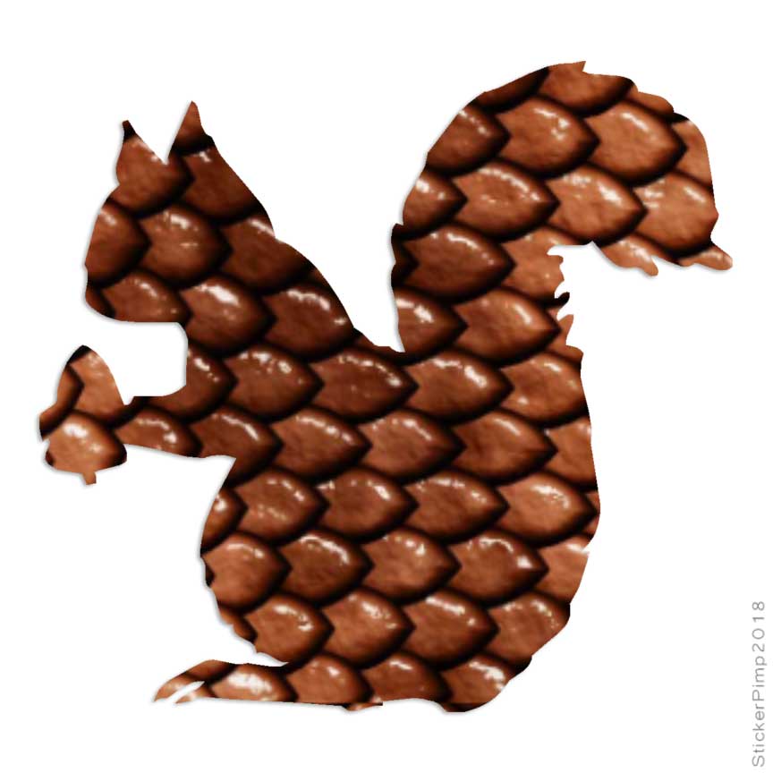 Squirrel Acorn, Vinyl Decal Sticker, 40 Patterns & 3 Sizes, #656 | eBay