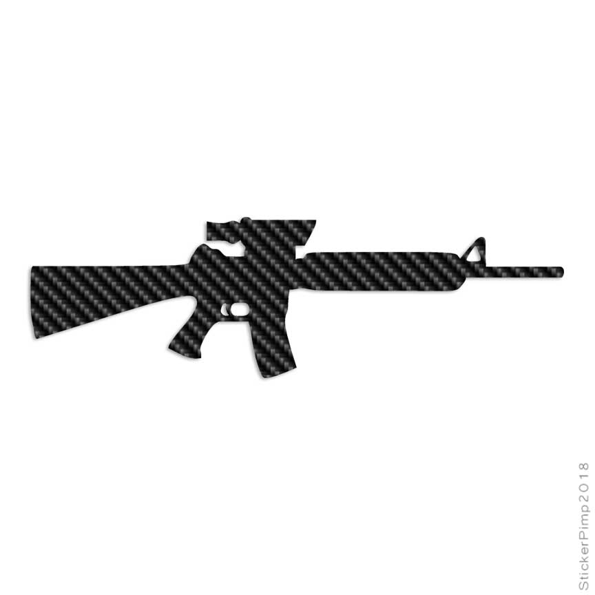 New AR-15 Assault Rifle Gun, Vinyl Decal Sticker, 40 Patterns & 3 Sizes ...