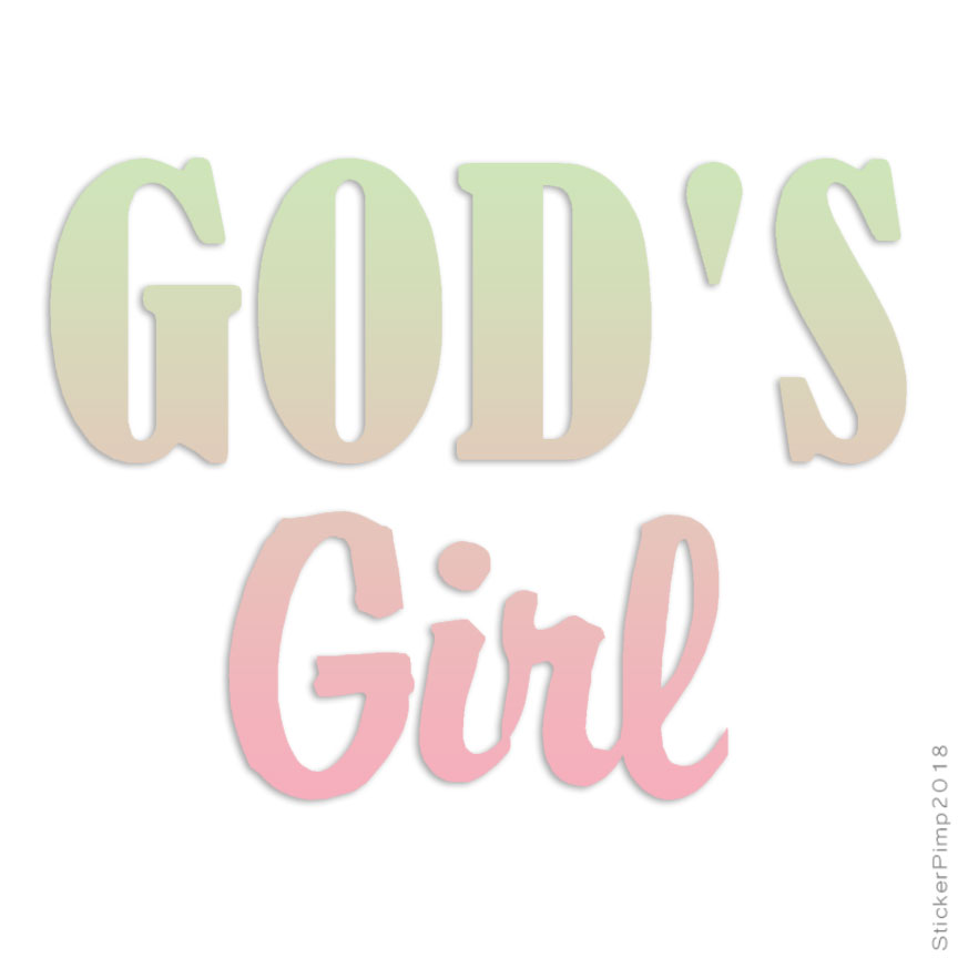 God's Girl Religion, Vinyl Decal Sticker, 40 Patterns & 3 Sizes, #3488 ...