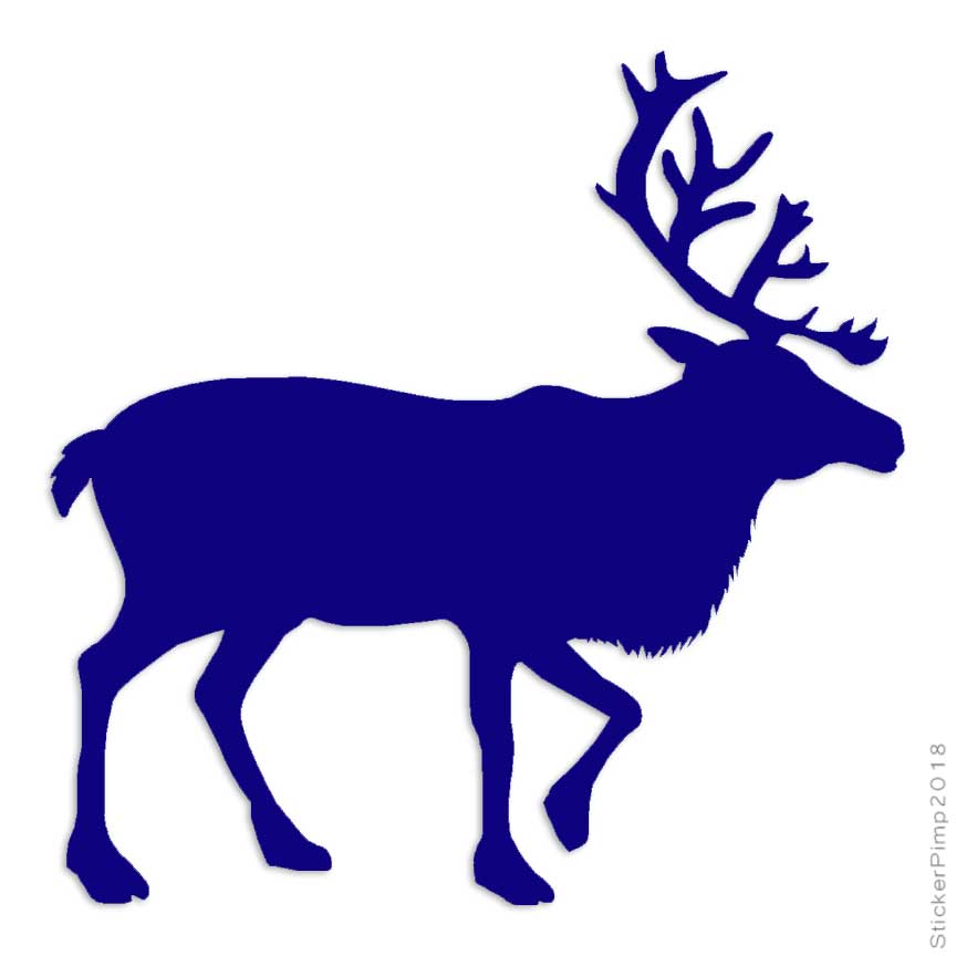 Caribou Reindeer, Vinyl Decal Sticker, Multiple Colors & Sizes #2814 | eBay