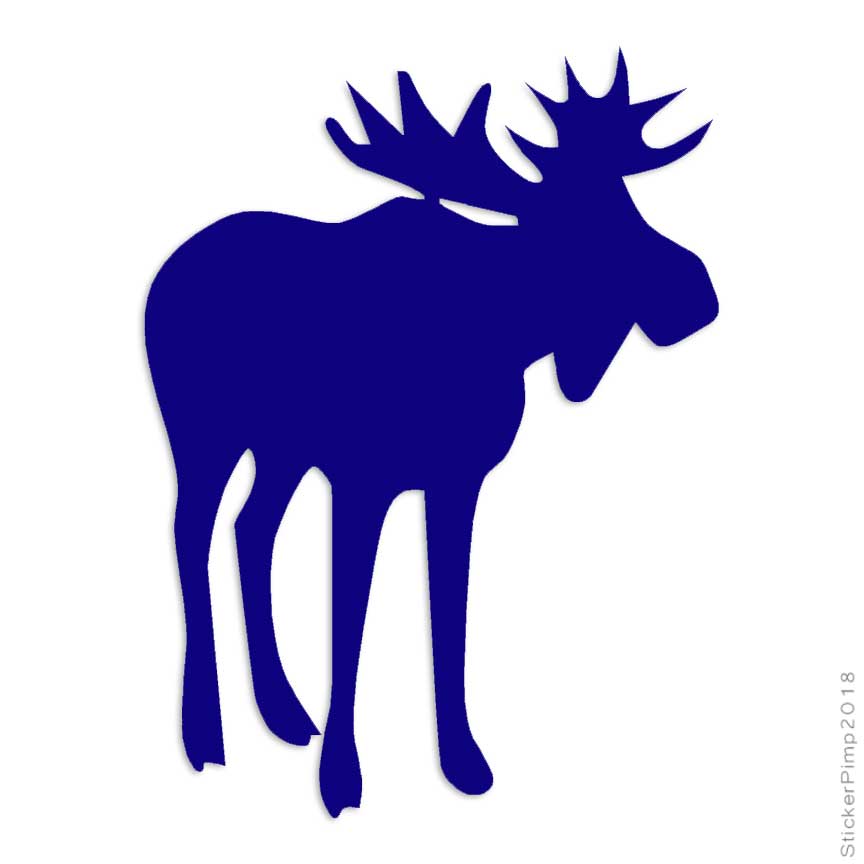Moose Antler, Vinyl Decal Sticker, Multiple Colors & Sizes #465 | eBay