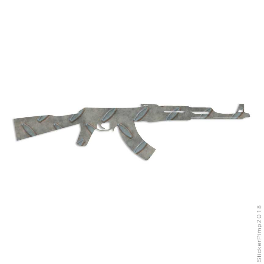 AK47 Gun Rifle, Vinyl Decal Sticker, 40 Patterns & 3 Sizes, #2977 | eBay