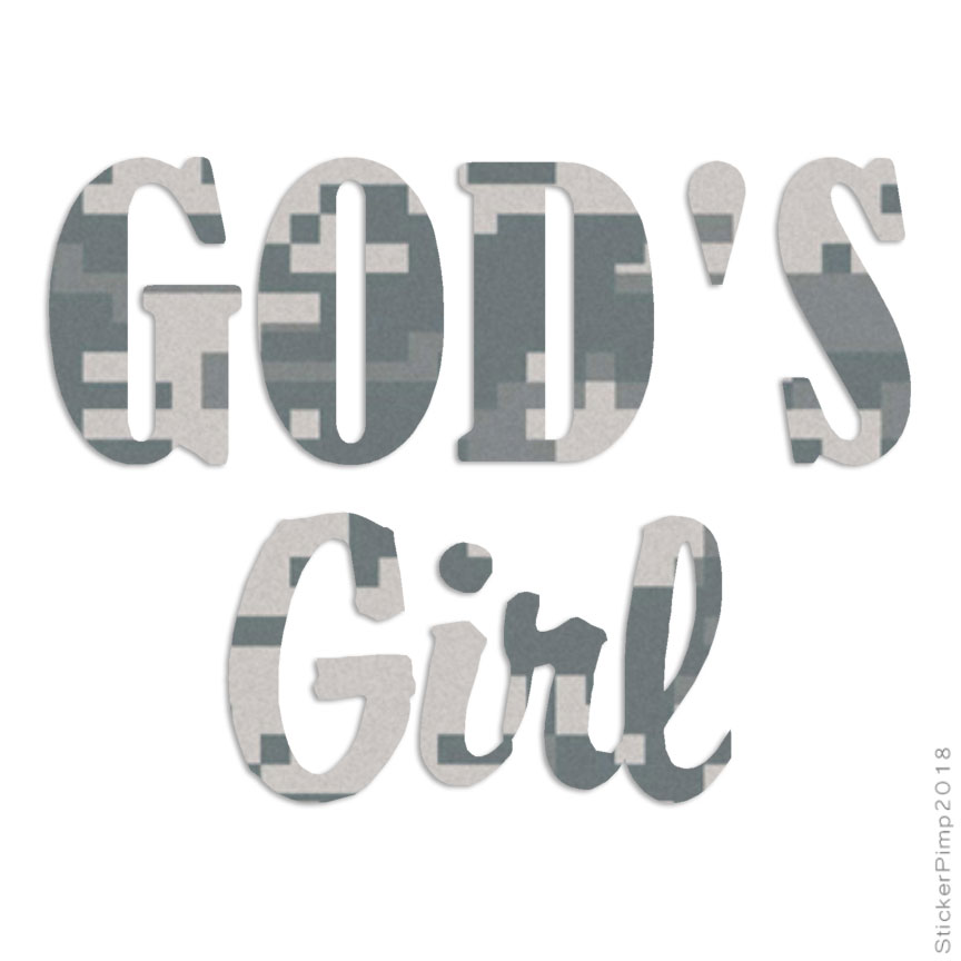 God's Girl Religion, Vinyl Decal Sticker, 40 Patterns & 3 Sizes, #3488 ...