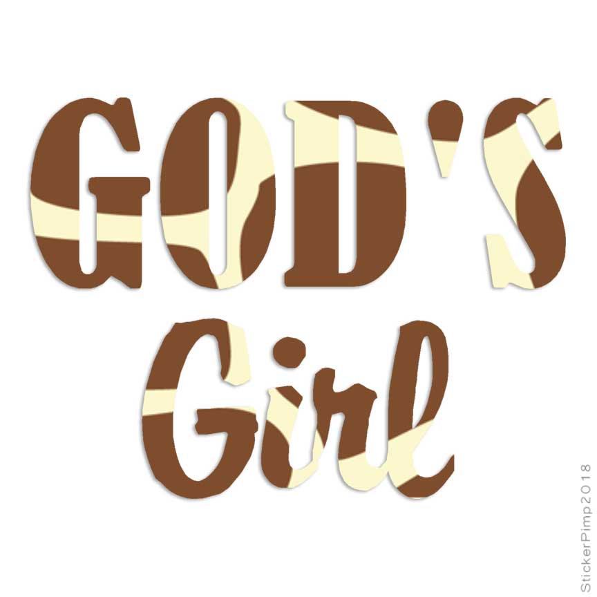 God's Girl Religion, Vinyl Decal Sticker, 40 Patterns & 3 Sizes, #3488 ...