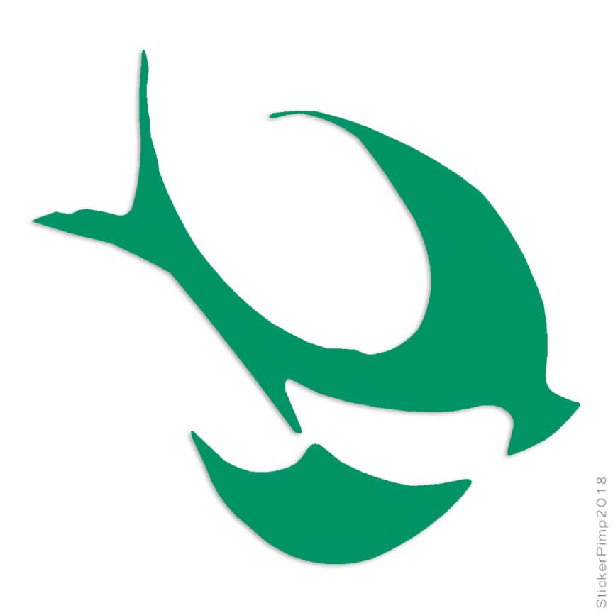 Tribal Bird Art Swallow, Vinyl Decal Sticker, Multiple Colors & Sizes ...