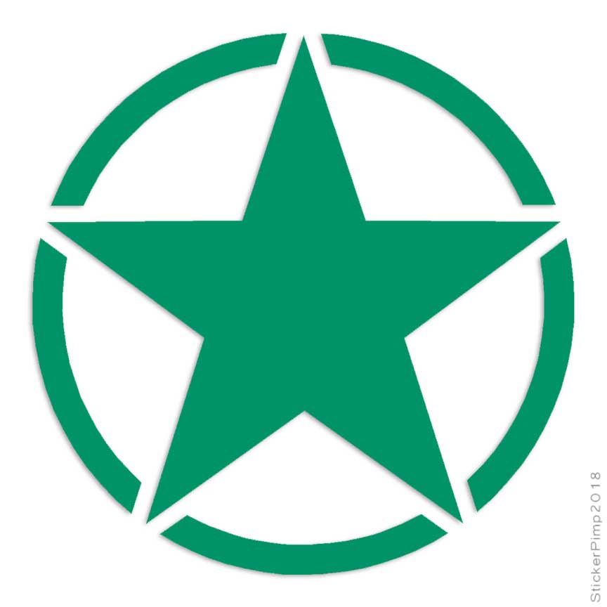 Army Star, Vinyl Decal Sticker, Multiple Colors & Sizes #69 | eBay