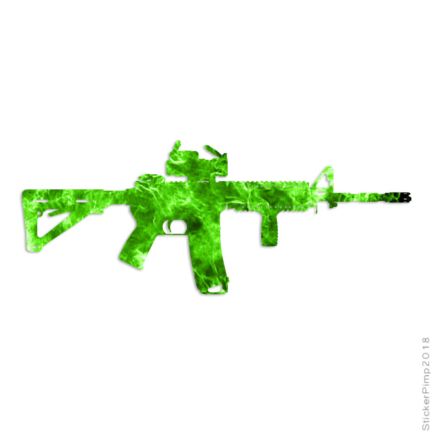 AR-15 Scope Rifle, Vinyl Decal Sticker, 40 Patterns & 3 Sizes, #2982 | eBay