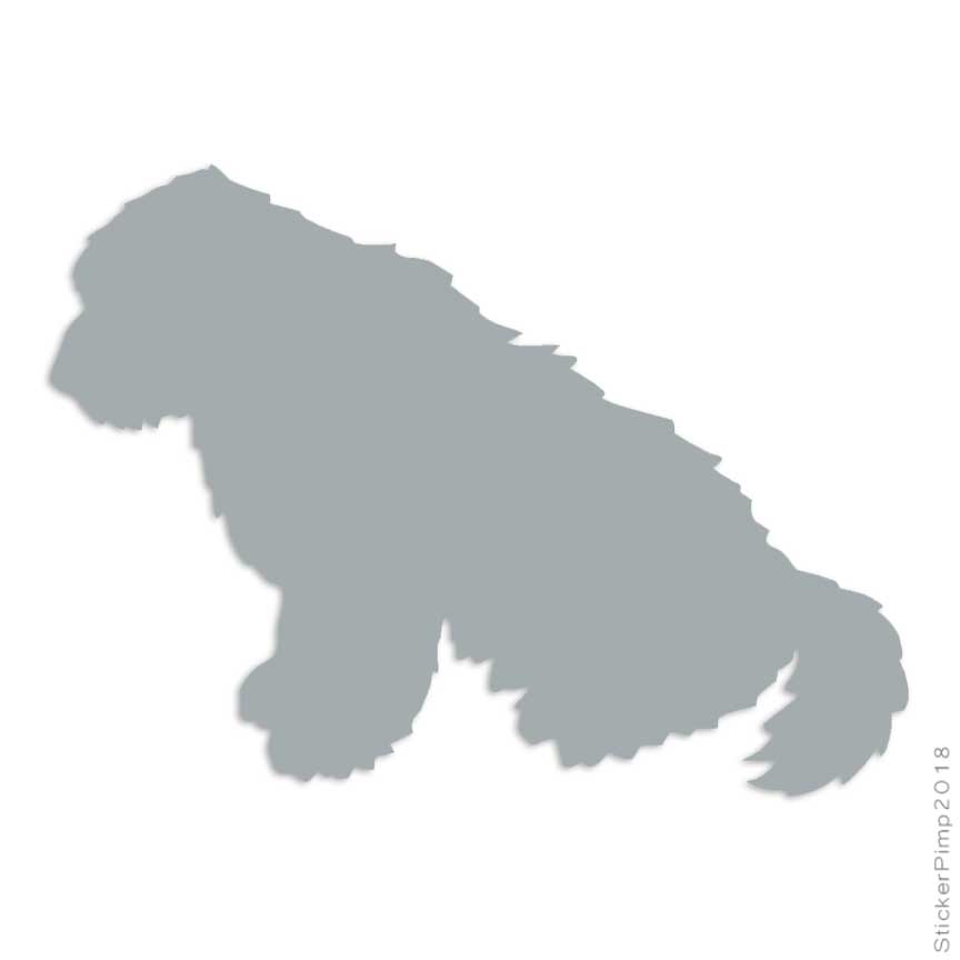 Old English Sheepdog Dog, Vinyl Decal Sticker, Multiple Colors & Sizes ...