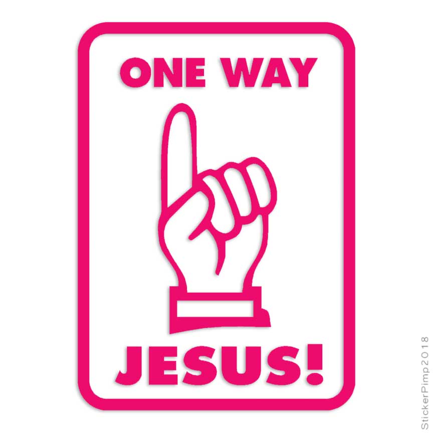 One Way Up Jesus, Vinyl Decal Sticker, Multiple Colors & Sizes #488 | eBay
