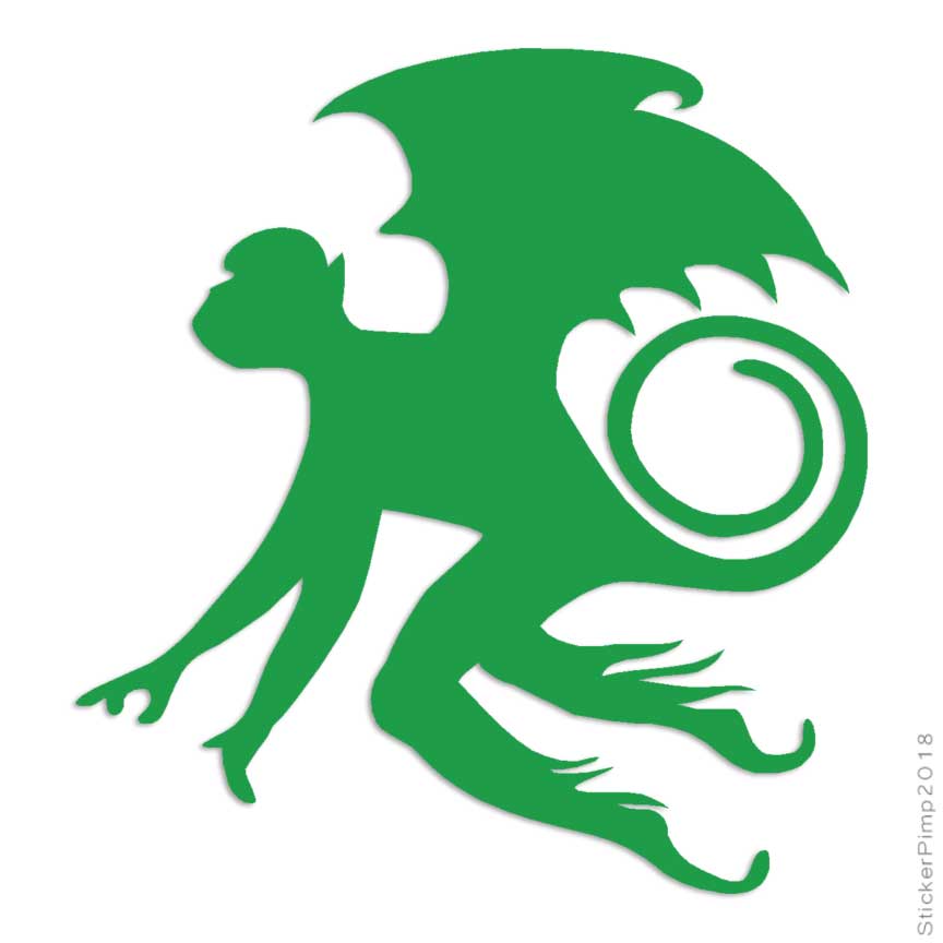Flying Monkey Wings, Vinyl Decal Sticker, Multiple Colors & Sizes #1334 ...