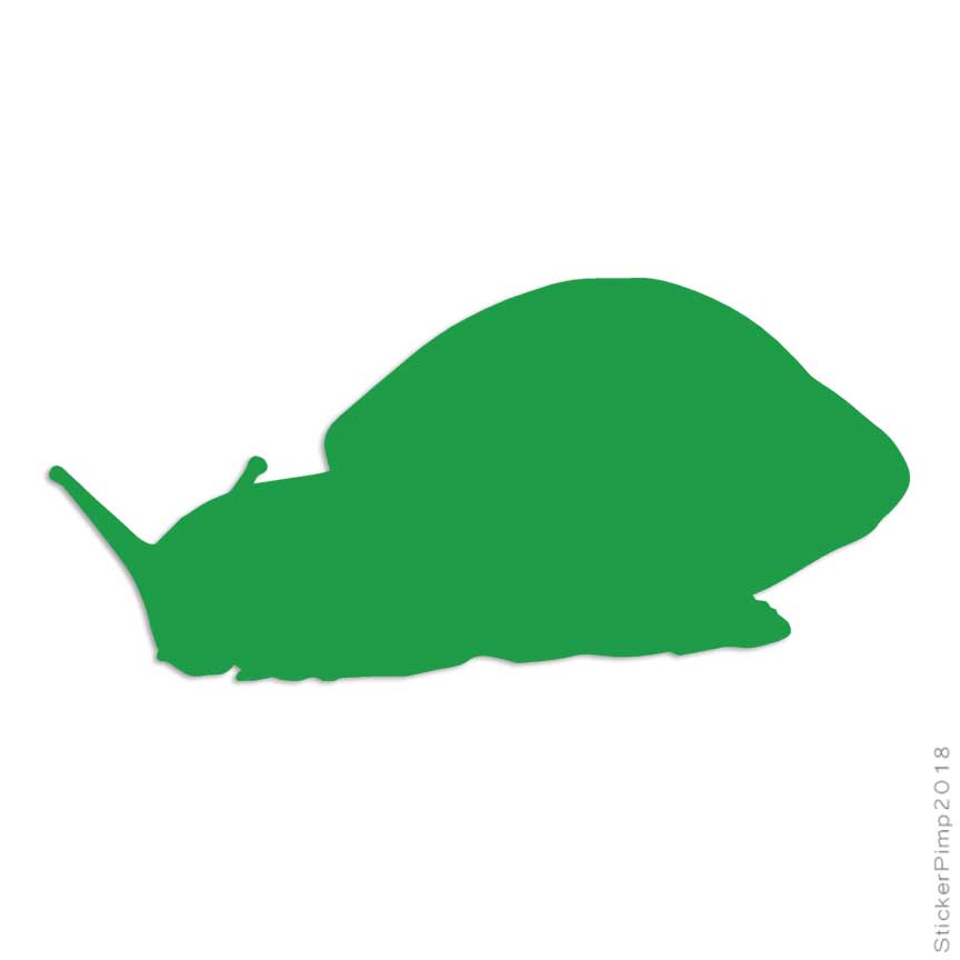 Snail Slug, Vinyl Decal Sticker, Multiple Colors & Sizes #2889 | eBay
