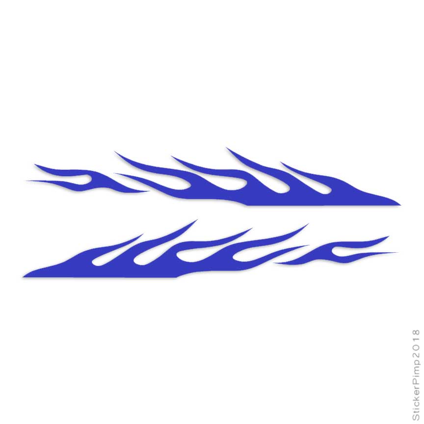Flames Splash Fire, Vinyl Decal Sticker, Multiple Colors & Sizes #1330 ...