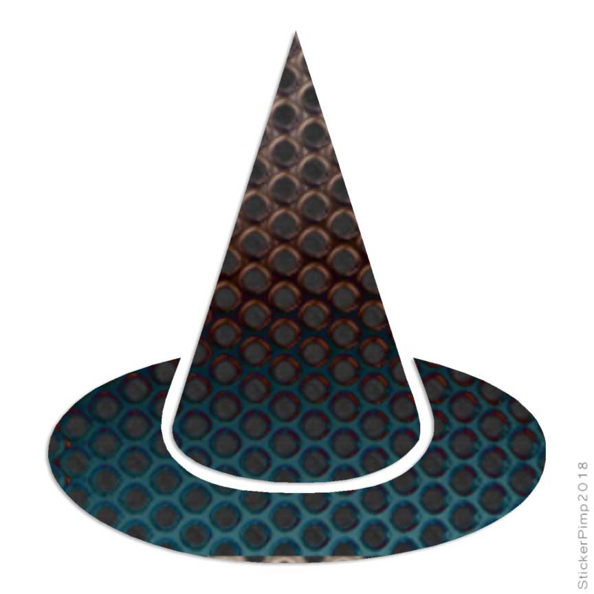 Witch Hat, Vinyl Decal Sticker, 40 Patterns & 3 Sizes, #1108 | eBay