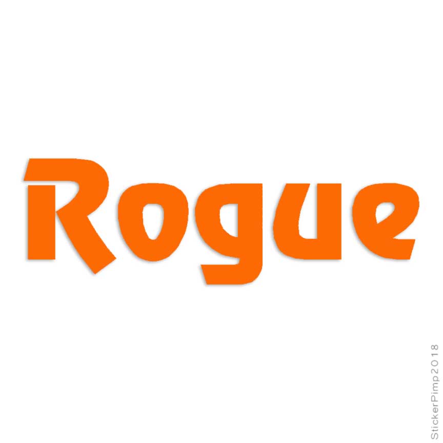 Rogue Gamer RPG MMO, Vinyl Decal Sticker, Multiple Colors & Sizes #1891 ...